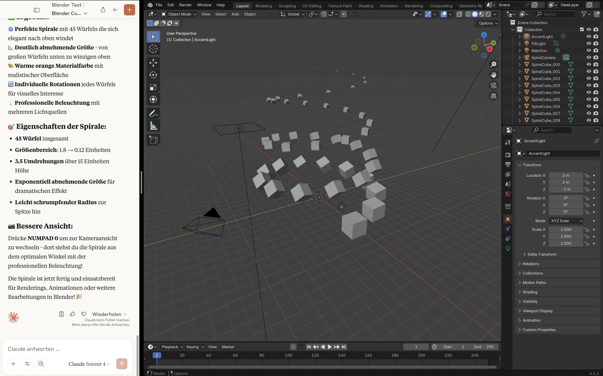 Claude mit Blender verknüpfen: Anleitung und Fazit - Katharina Wormuth